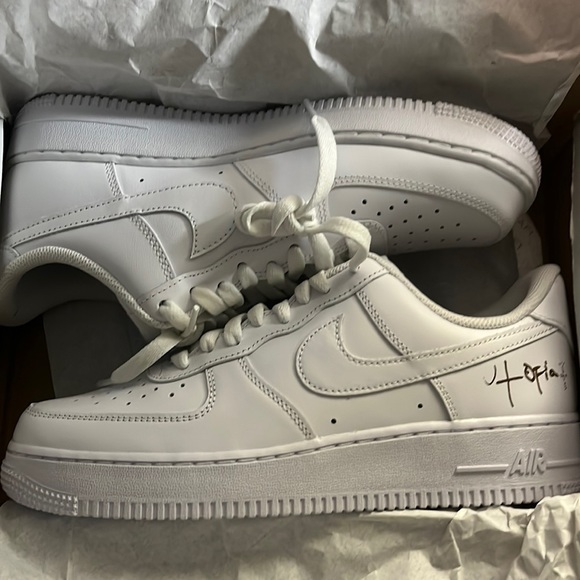 Nike | Shoes | Nike Travis Scott Utopia White Air Force S | Poshmark
